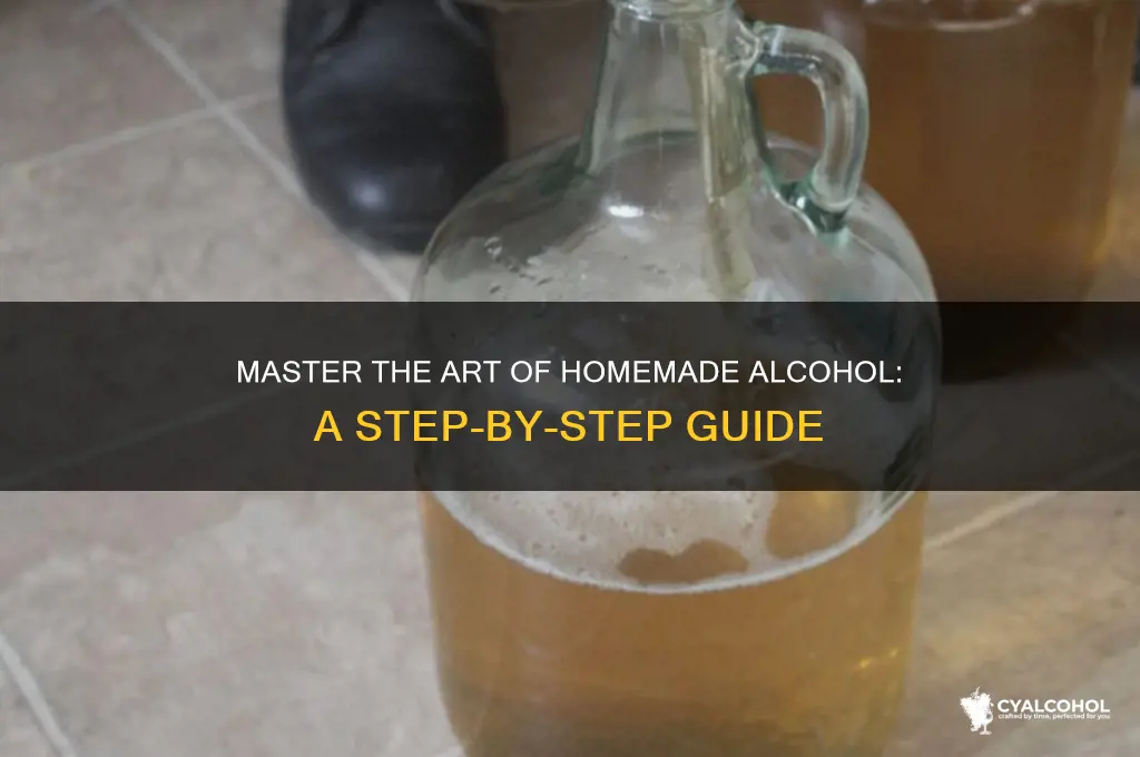 Master The Art Of Homemade Alcohol: A Step-By-Step Guide | CyAlcohol