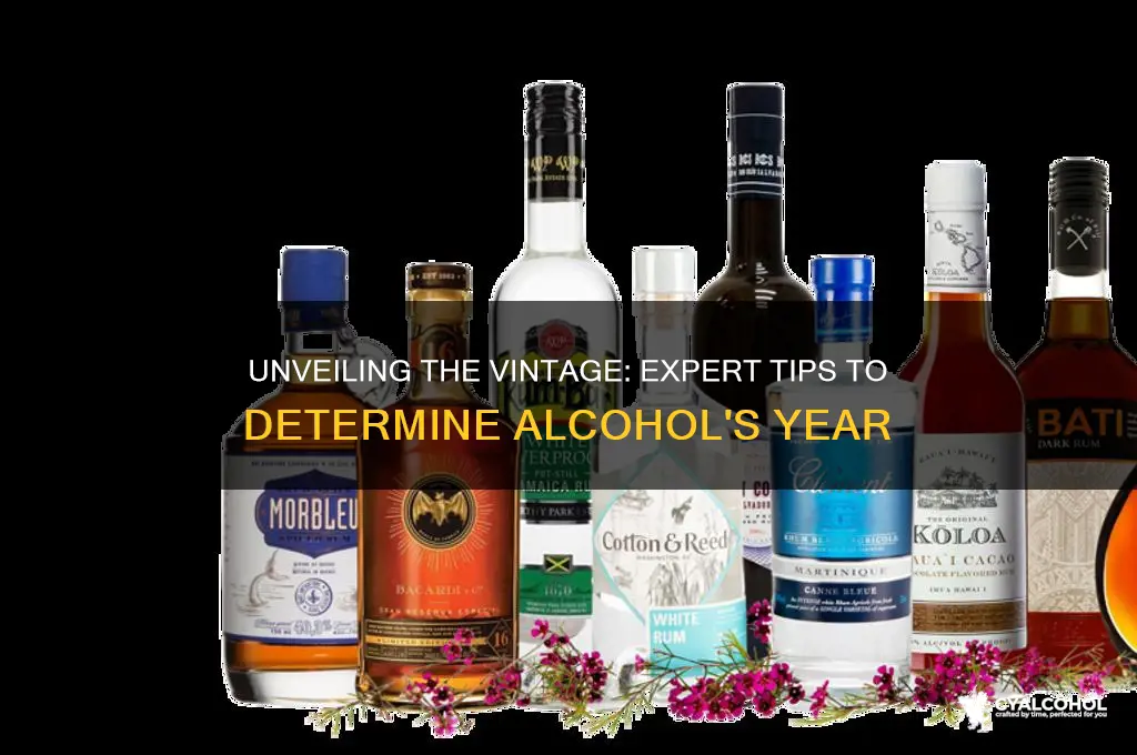 Unveiling The Vintage: Expert Tips To Determine Alcohol's Year | CyAlcohol