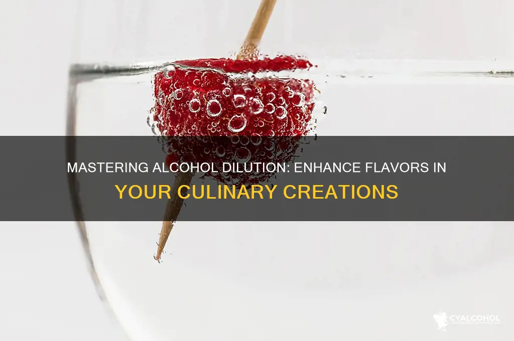 Mastering Alcohol Dilution: Enhance Flavors In Your Culinary Creations ...