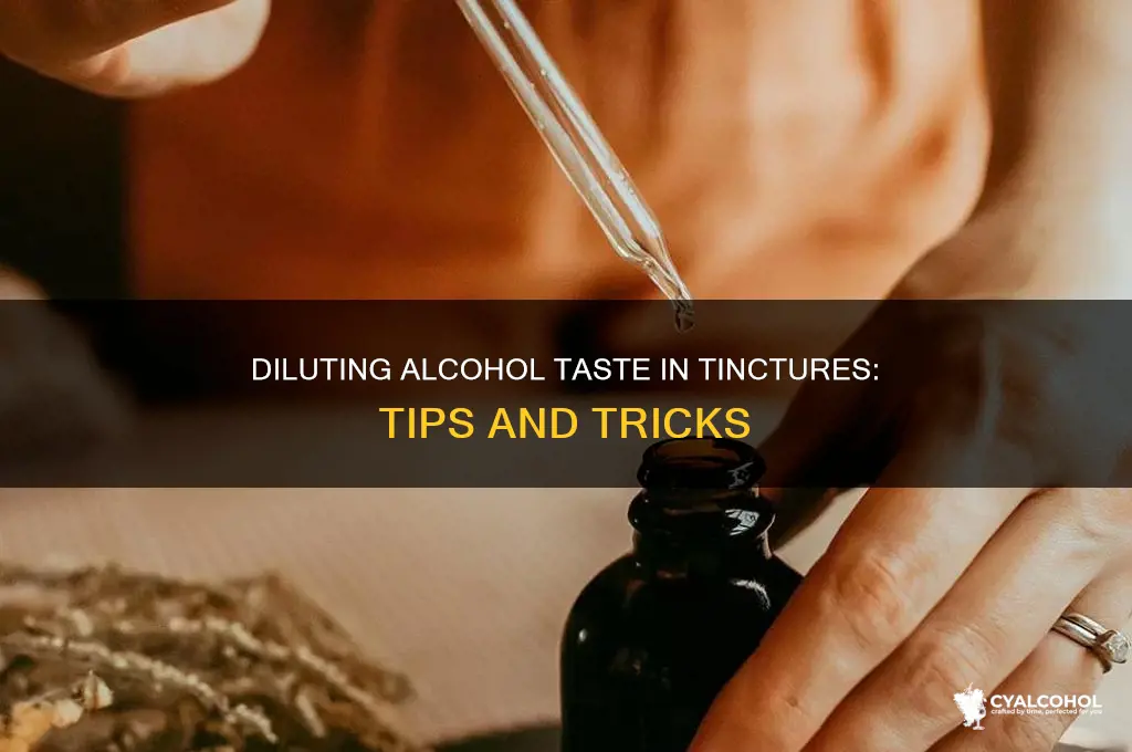 Diluting Alcohol Taste In Tinctures: Tips And Tricks | CyAlcohol