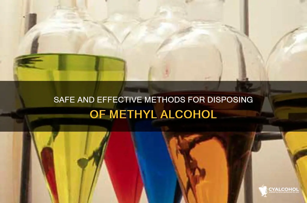 Safe And Effective Methods For Disposing Of Methyl Alcohol | CyAlcohol