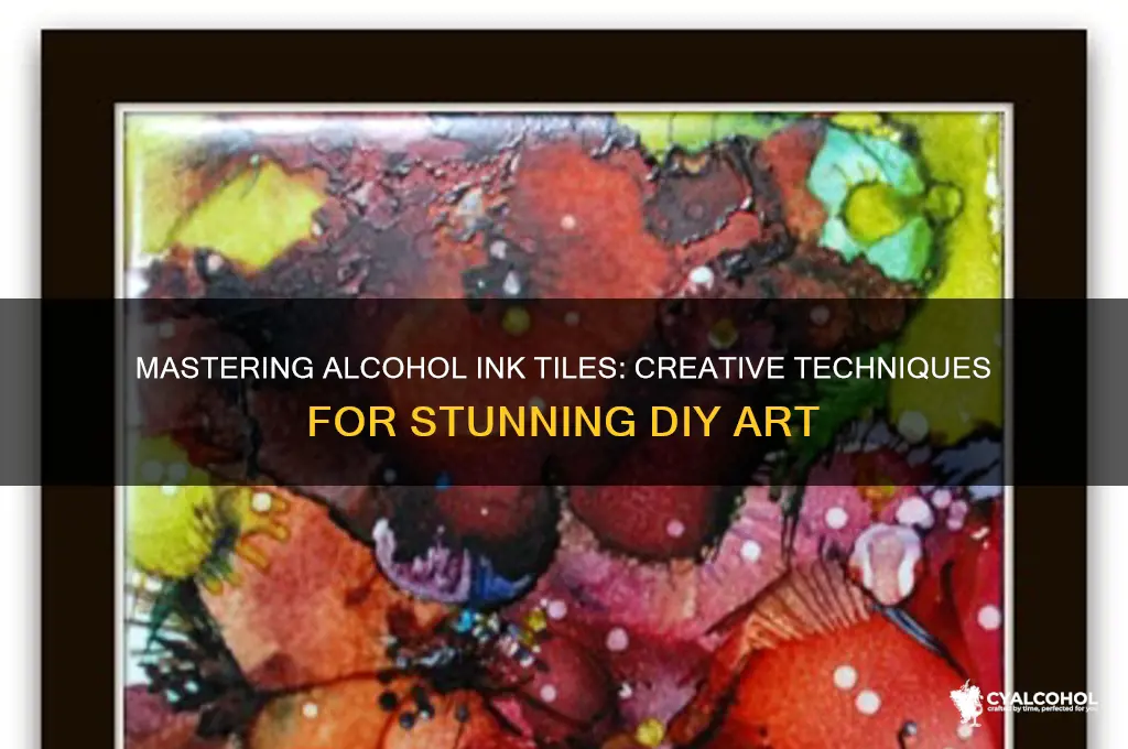 Mastering Alcohol Ink Tiles: Creative Techniques For Stunning Diy Art ...