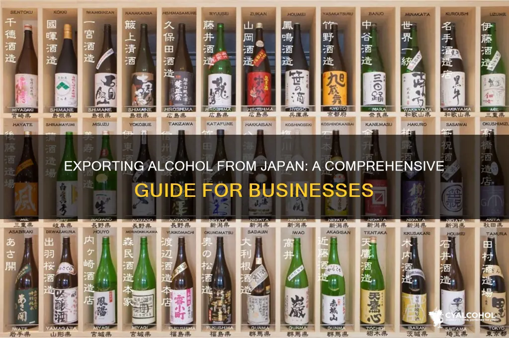 Exporting Alcohol From Japan: A Comprehensive Guide For Businesses ...