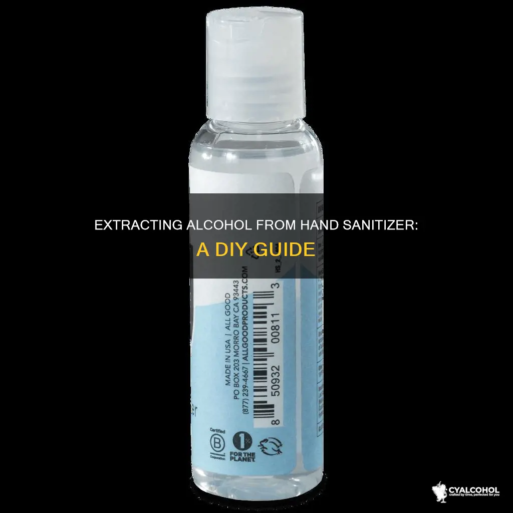 Extracting Alcohol From Hand Sanitizer: A Diy Guide | CyAlcohol