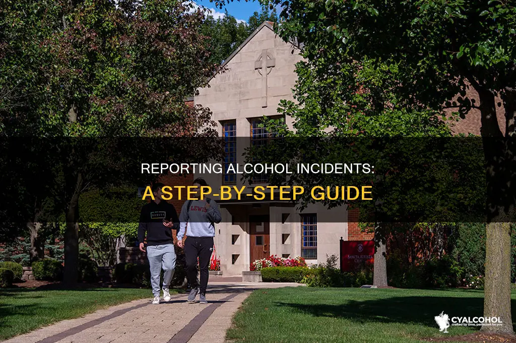 Reporting Alcohol Incidents: A Step-By-Step Guide | CyAlcohol