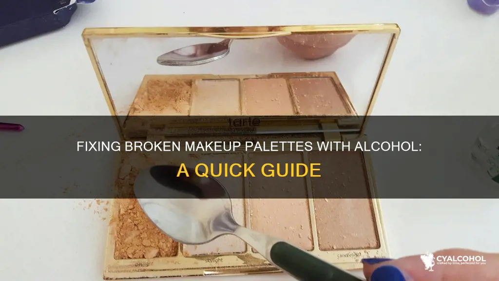 Fixing Broken Makeup Palettes With Alcohol: A Quick Guide | CyAlcohol