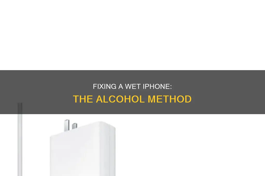 Fixing A Wet Iphone: The Alcohol Method | CyAlcohol