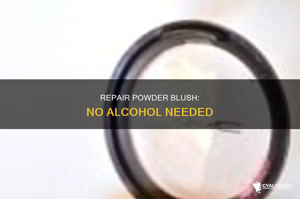 Repair Powder Blush: No Alcohol Needed | CyAlcohol