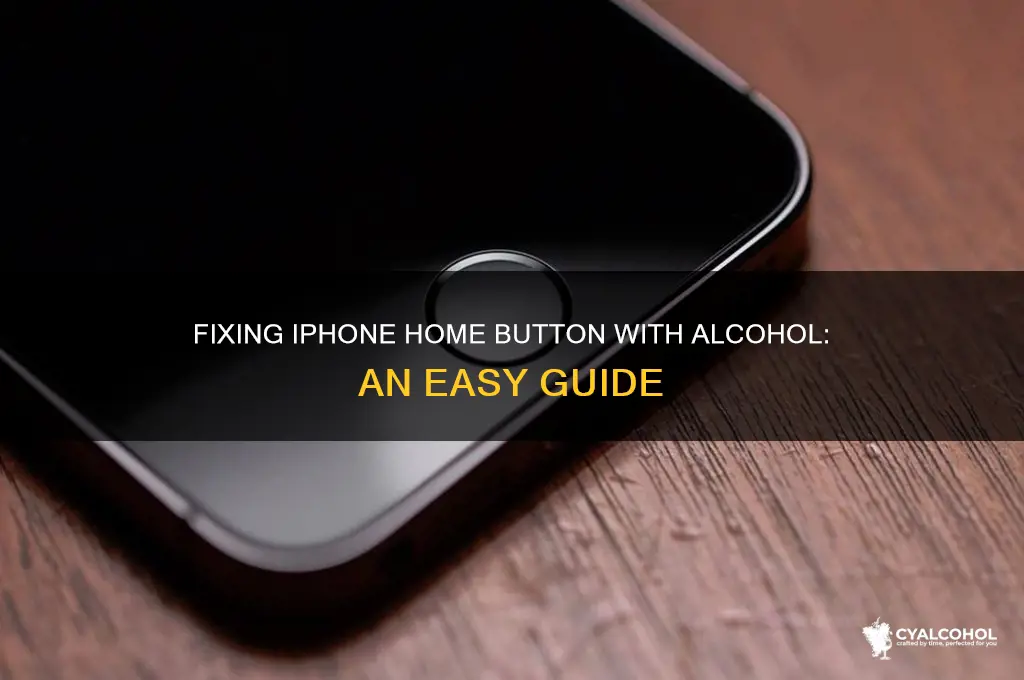 Fixing Iphone Home Button With Alcohol: An Easy Guide | CyAlcohol