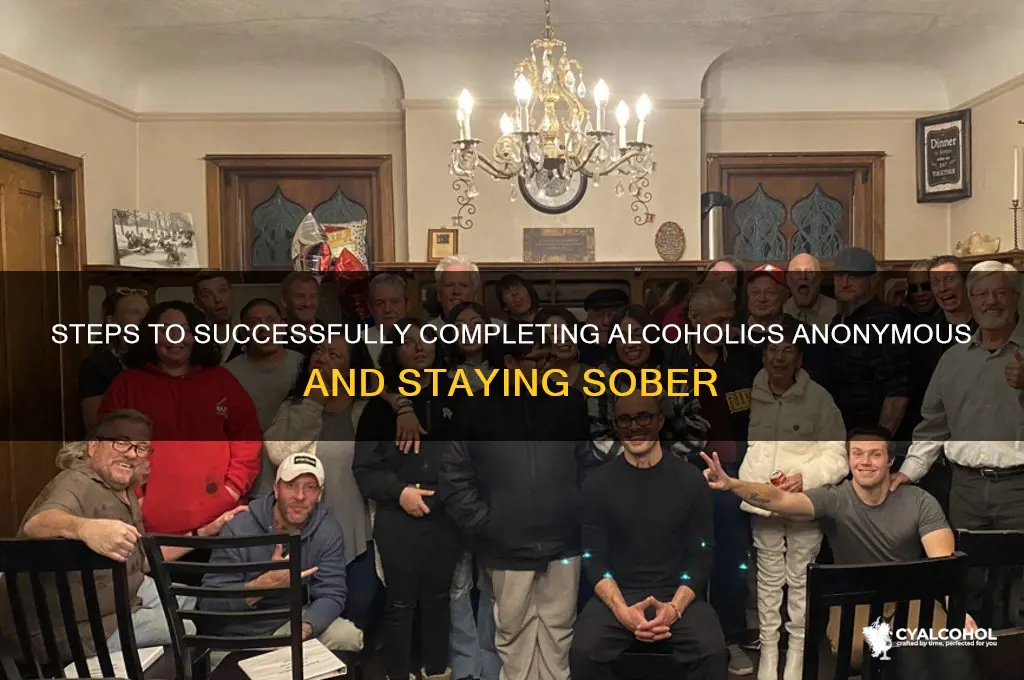 Steps To Successfully Completing Alcoholics Anonymous And Staying Sober ...