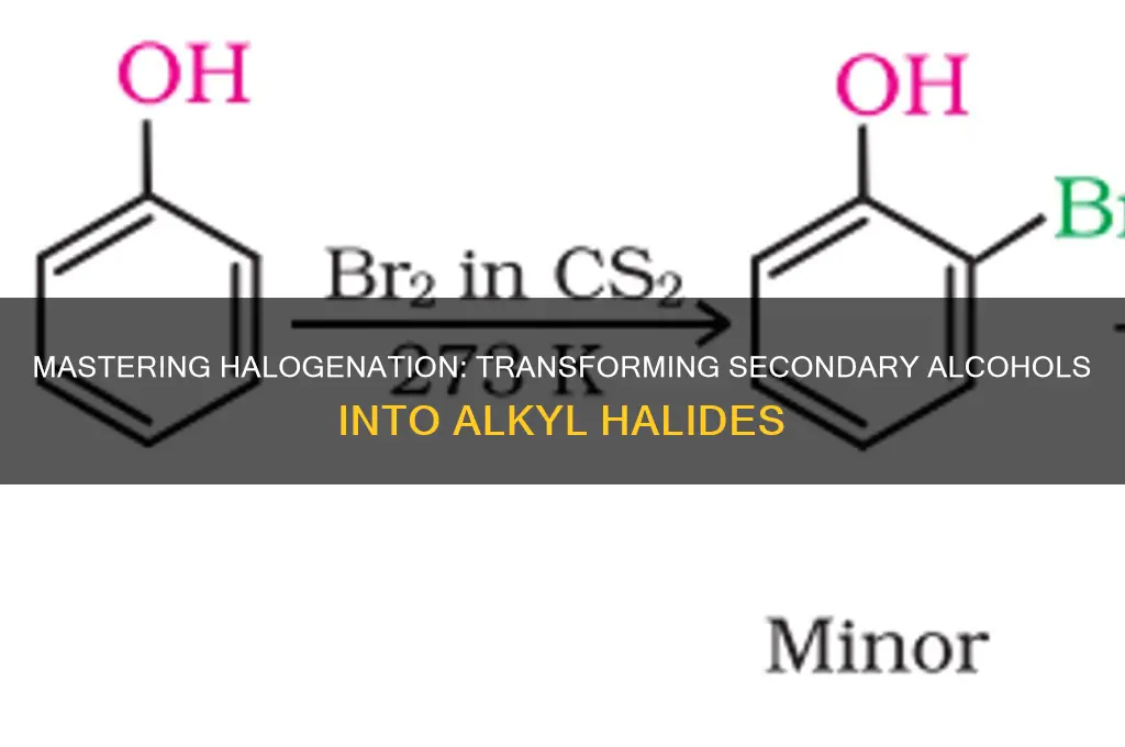 Mastering Halogenation: Transforming Secondary Alcohols Into Alkyl ...