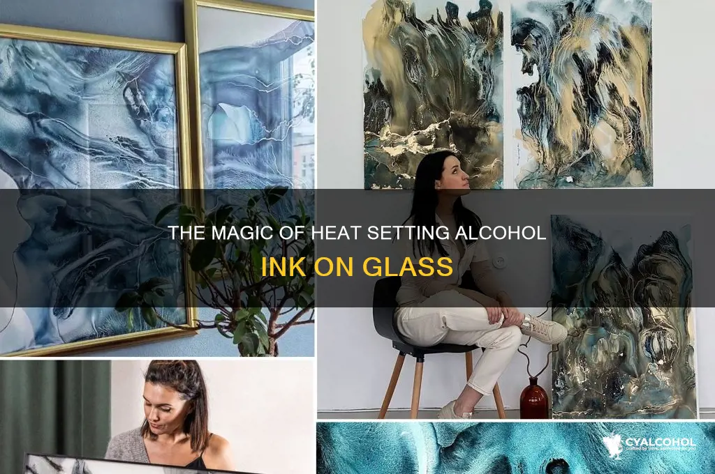 The Magic Of Heat Setting Alcohol Ink On Glass | CyAlcohol