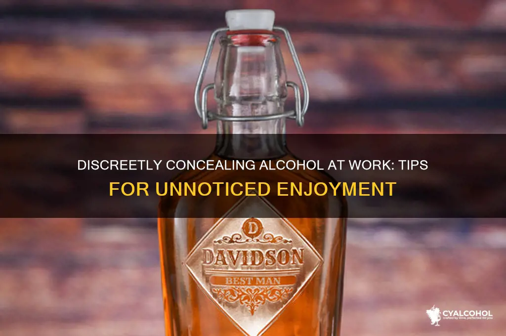 Discreetly Concealing Alcohol At Work: Tips For Unnoticed Enjoyment ...