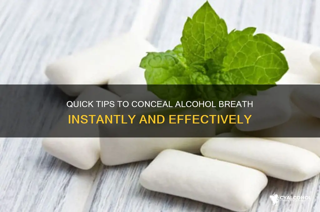 Quick Tips To Conceal Alcohol Breath Instantly And Effectively | CyAlcohol