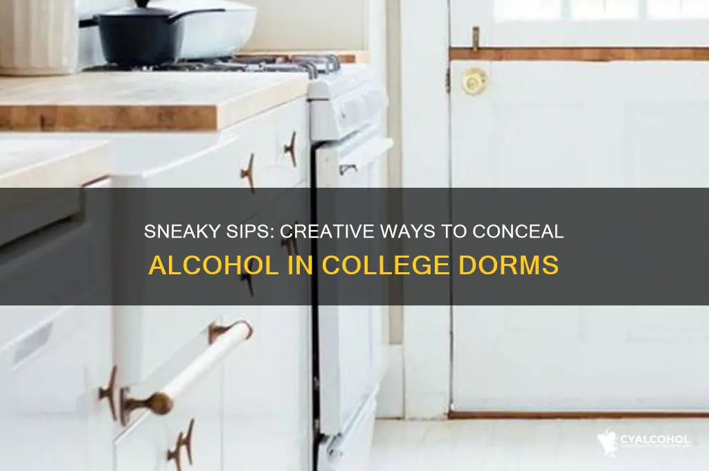 Sneaky Sips: Creative Ways To Conceal Alcohol In College Dorms | CyAlcohol