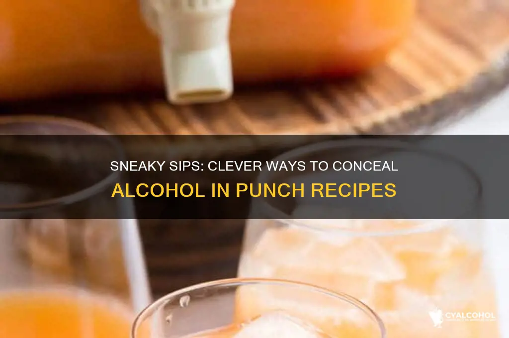 Sneaky Sips: Clever Ways To Conceal Alcohol In Punch Recipes | CyAlcohol