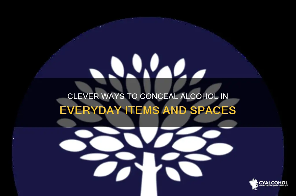 Clever Ways To Conceal Alcohol In Everyday Items And Spaces | CyAlcohol