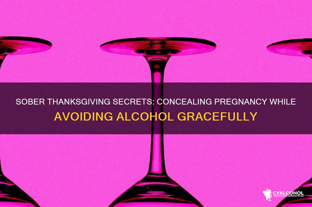 Sober Thanksgiving Secrets: Concealing Pregnancy While Avoiding Alcohol ...