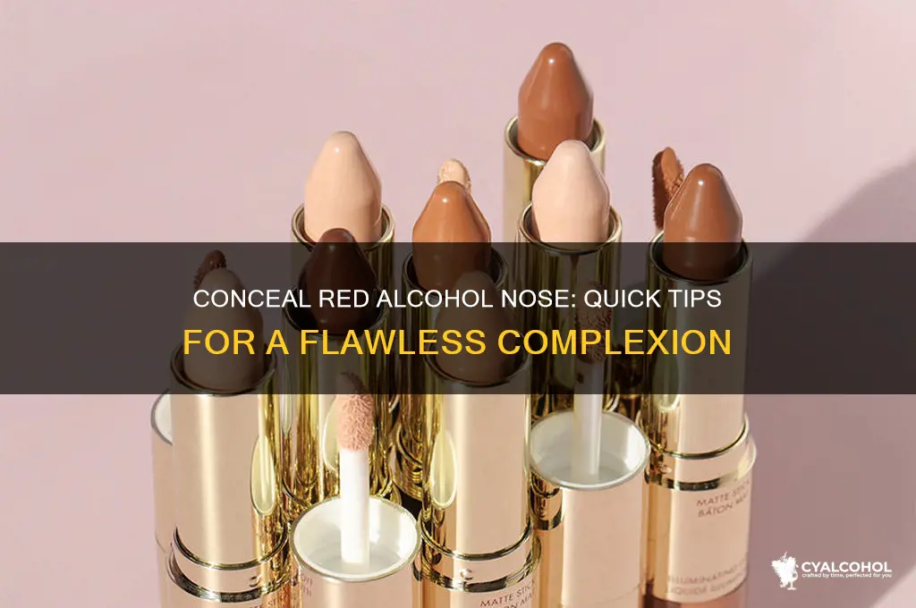 Conceal Red Alcohol Nose: Quick Tips For A Flawless Complexion | CyAlcohol
