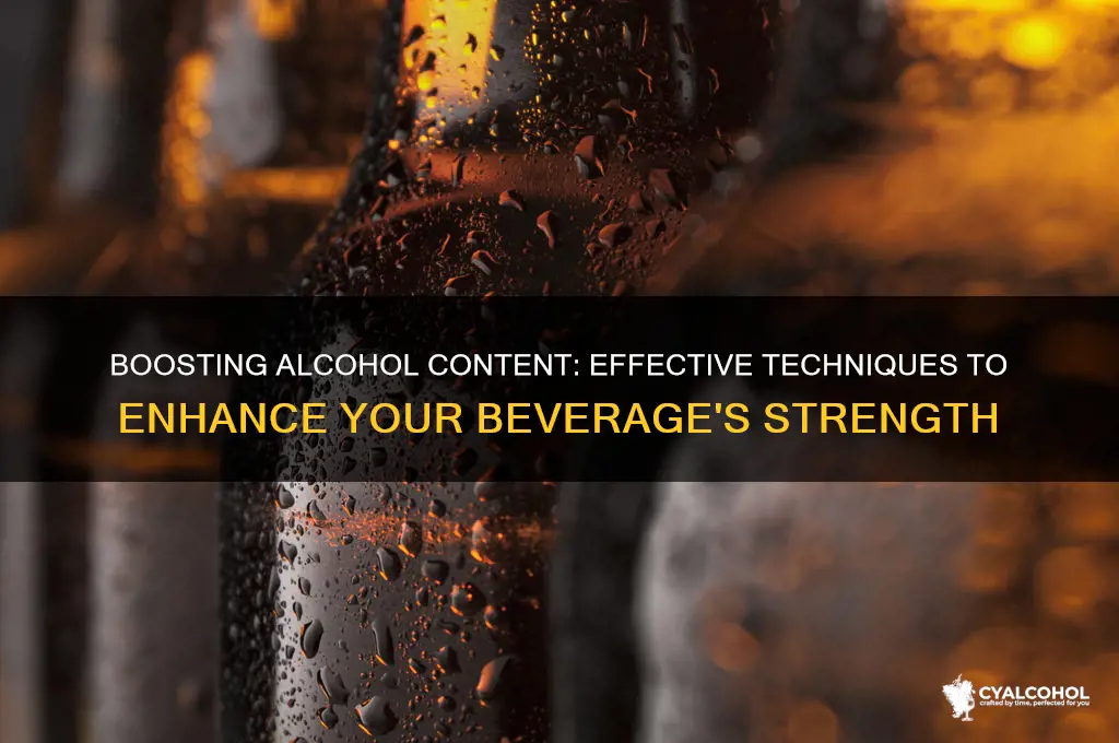 Boosting Alcohol Content: Effective Techniques To Enhance Your Beverage ...