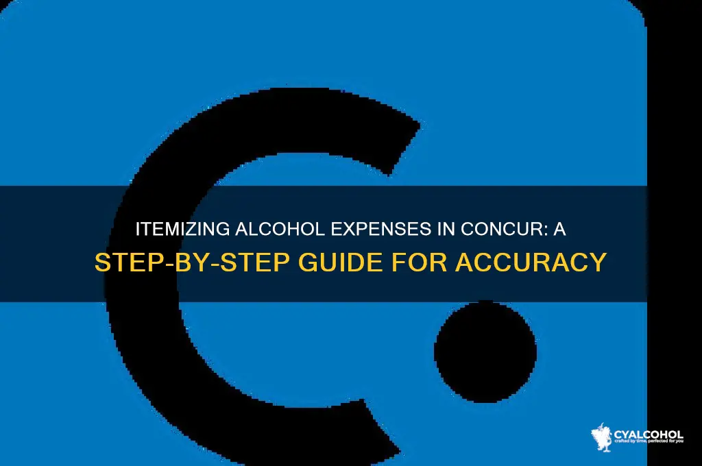 Itemizing Alcohol Expenses In Concur: A Step-By-Step Guide For Accuracy ...