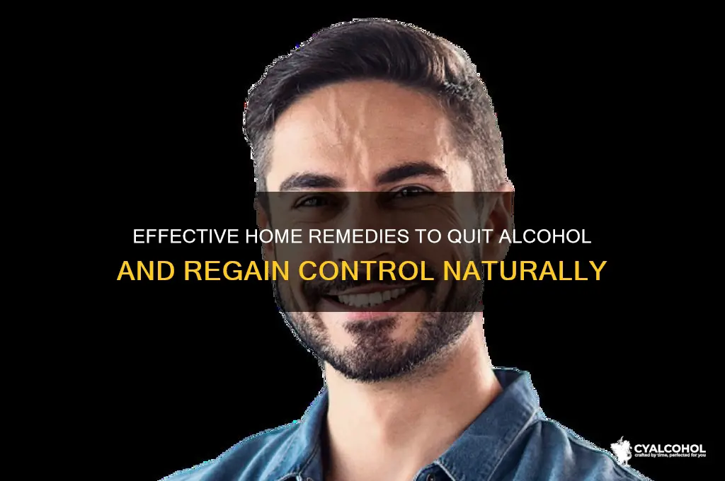 Effective Home Remedies To Quit Alcohol And Regain Control Naturally ...