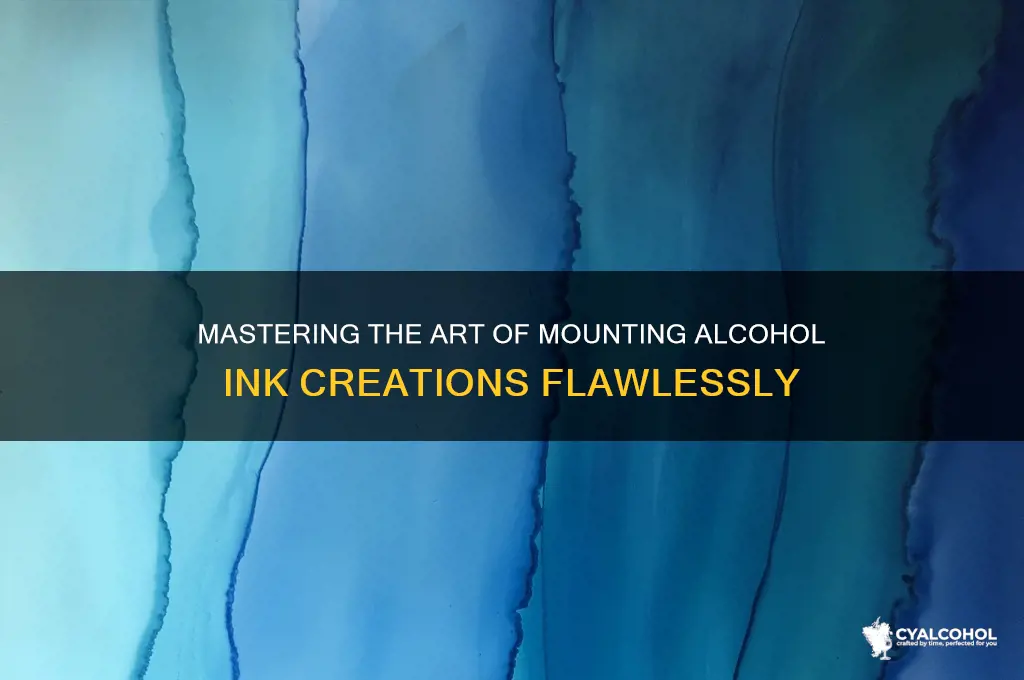 Mastering The Art Of Mounting Alcohol Ink Creations Flawlessly | CyAlcohol