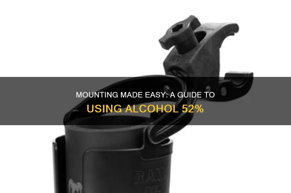 Mounting Made Easy: A Guide To Using Alcohol 52% | CyAlcohol