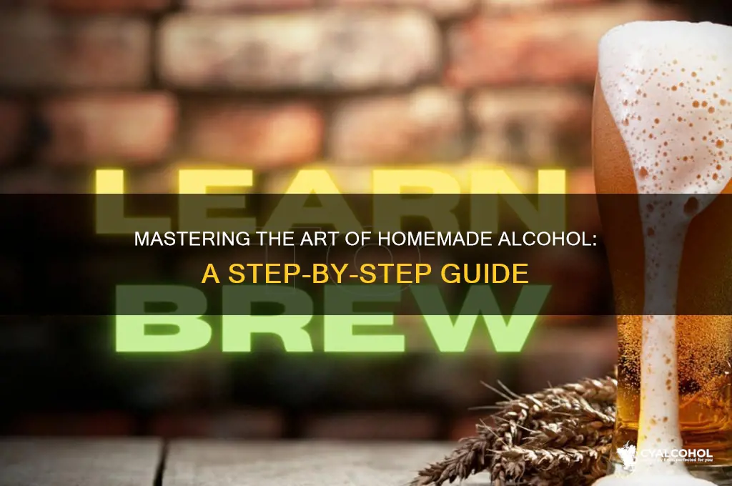 Mastering The Art Of Homemade Alcohol: A Step-By-Step Guide | CyAlcohol