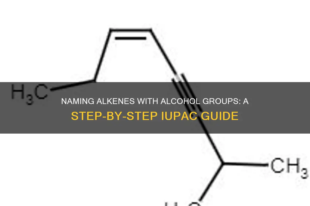 Naming Alkenes With Alcohol Groups: A Step-By-Step Iupac Guide | CyAlcohol