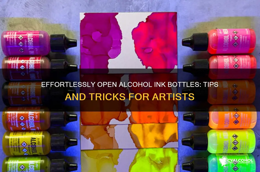 Effortlessly Open Alcohol Ink Bottles: Tips And Tricks For Artists ...