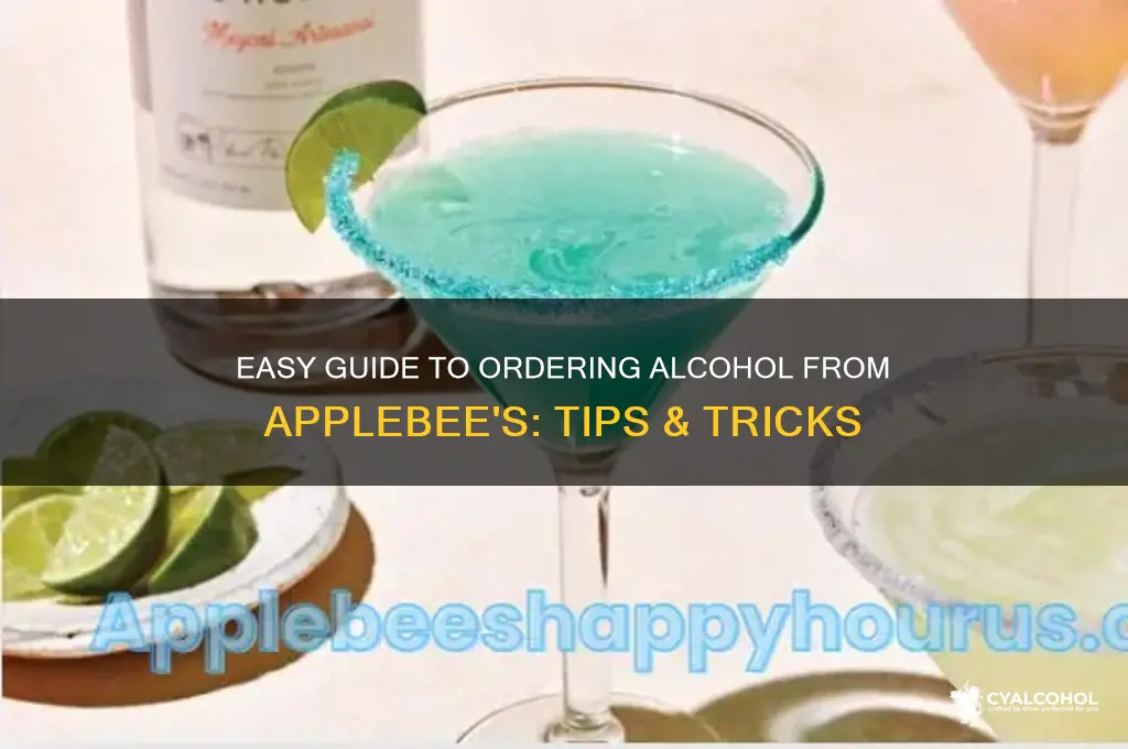 Easy Guide To Ordering Alcohol From Applebee's: Tips & Tricks | CyAlcohol