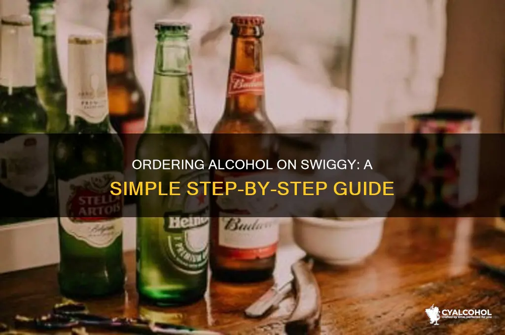 Ordering Alcohol On Swiggy: A Simple Step-By-Step Guide | CyAlcohol