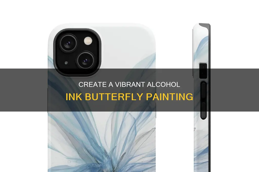 Create A Vibrant Alcohol Ink Butterfly Painting | CyAlcohol