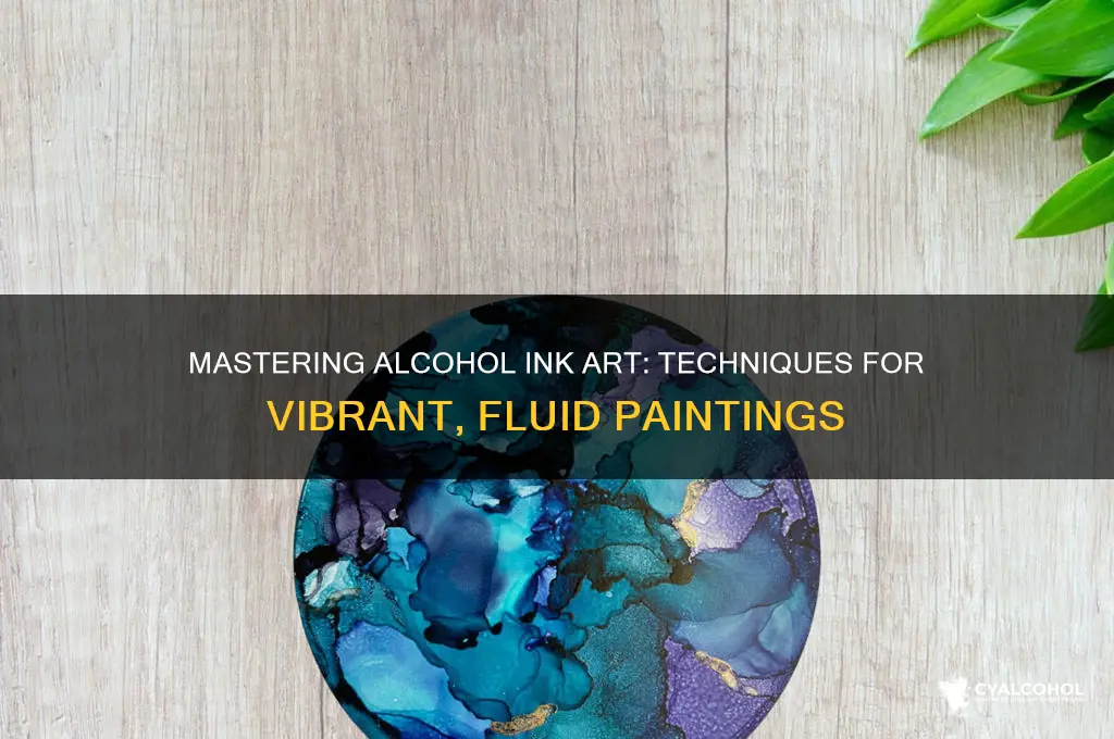Mastering Alcohol Ink Art: Techniques For Vibrant, Fluid Paintings ...