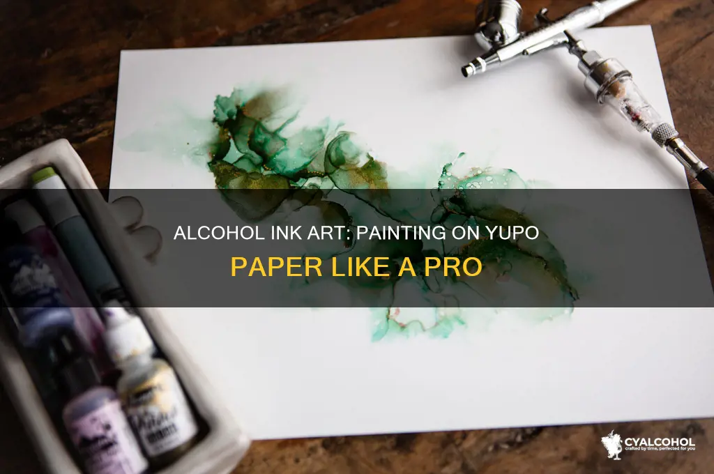 Alcohol Ink Art: Painting On Yupo Paper Like A Pro | CyAlcohol