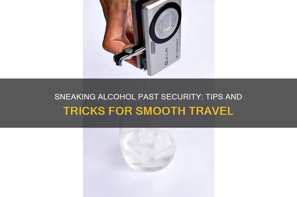 Sneaking Alcohol Past Security: Tips And Tricks For Smooth Travel ...