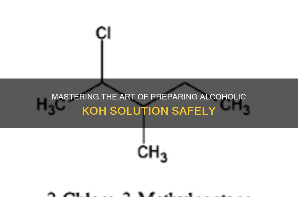 Mastering The Art Of Preparing Alcoholic Koh Solution Safely | CyAlcohol