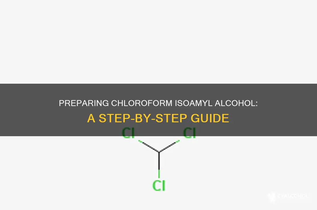 Preparing Chloroform Isoamyl Alcohol: A Step-By-Step Guide | CyAlcohol