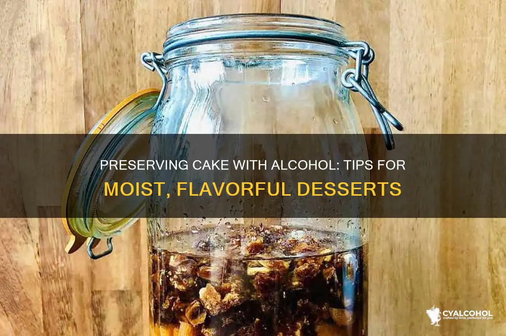 Preserving Cake With Alcohol: Tips For Moist, Flavorful Desserts ...