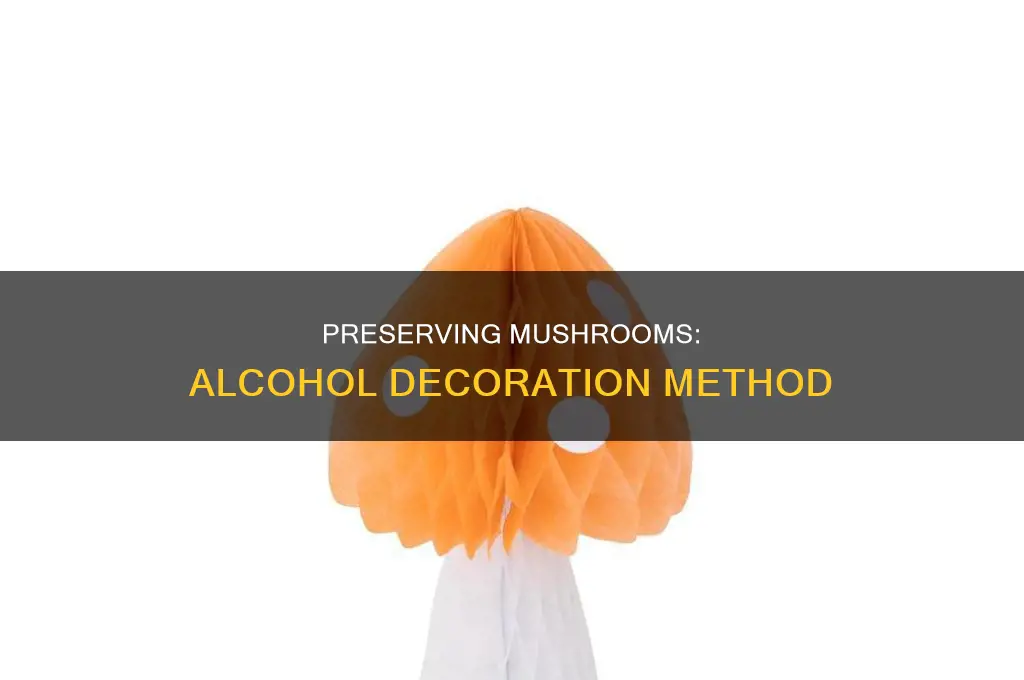 Preserving Mushrooms: Alcohol Decoration Method | CyAlcohol