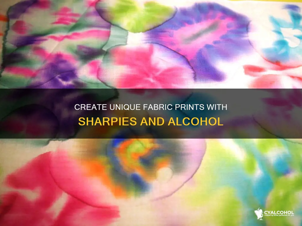 Create Unique Fabric Prints With Sharpies And Alcohol | CyAlcohol