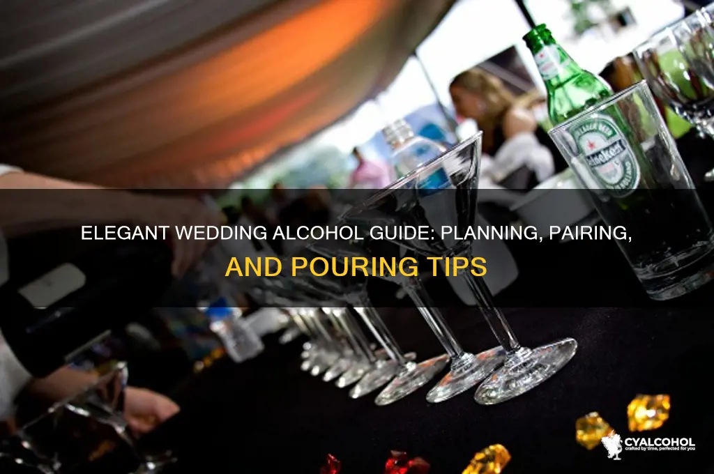 Elegant Wedding Alcohol Guide: Planning, Pairing, And Pouring Tips ...