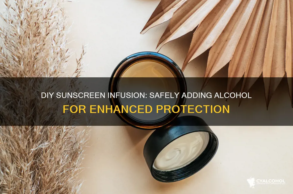 Diy Sunscreen Infusion: Safely Adding Alcohol For Enhanced Protection ...
