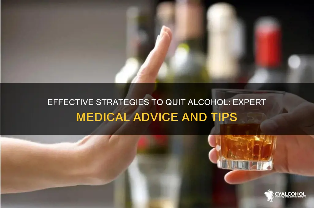 Effective Strategies To Quit Alcohol: Expert Medical Advice And Tips ...