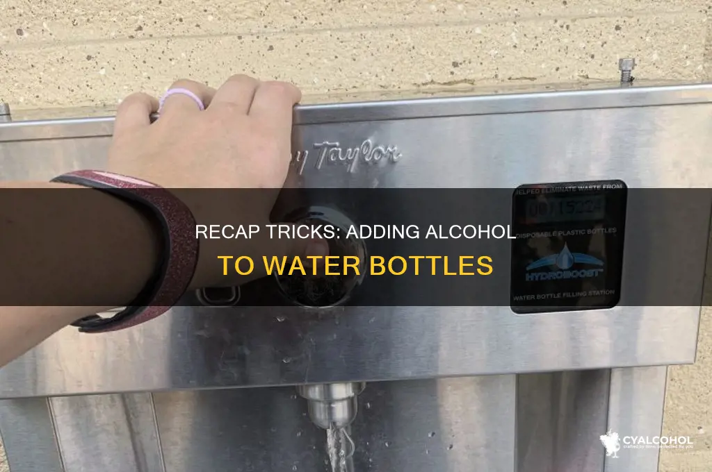 Recap Tricks: Adding Alcohol To Water Bottles | CyAlcohol