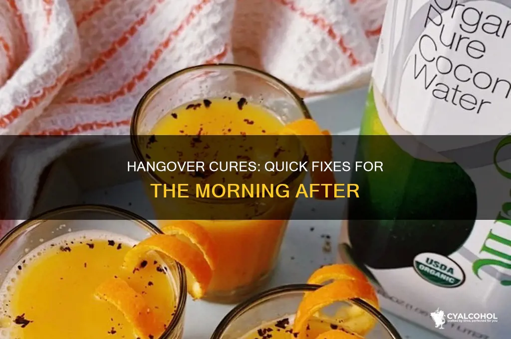 Hangover Cures: Quick Fixes For The Morning After | CyAlcohol