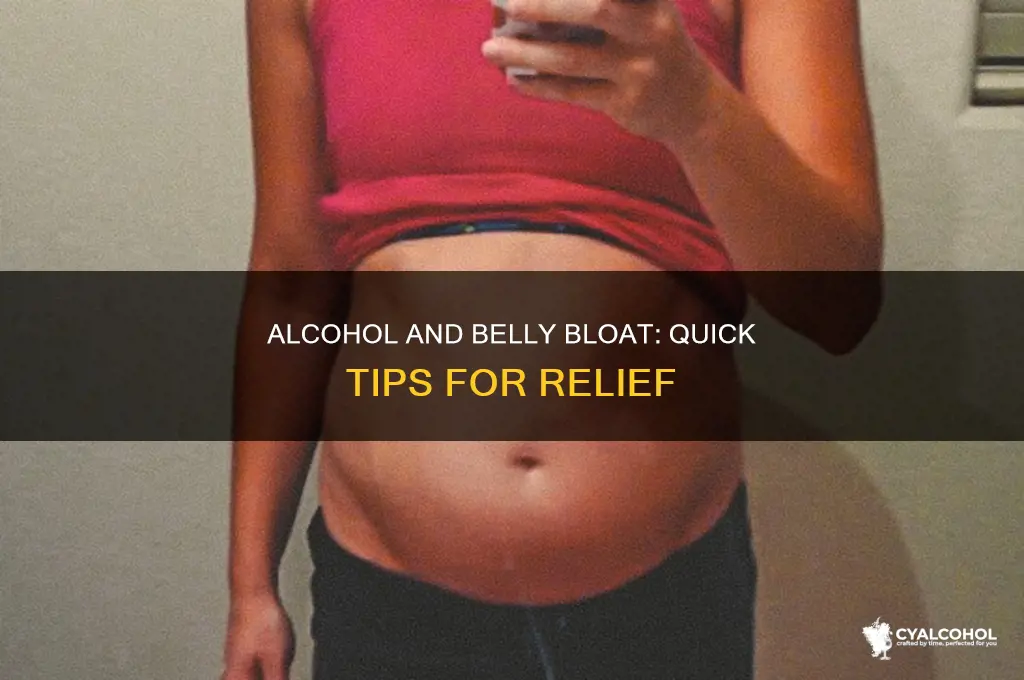 Alcohol And Belly Bloat: Quick Tips For Relief | CyAlcohol