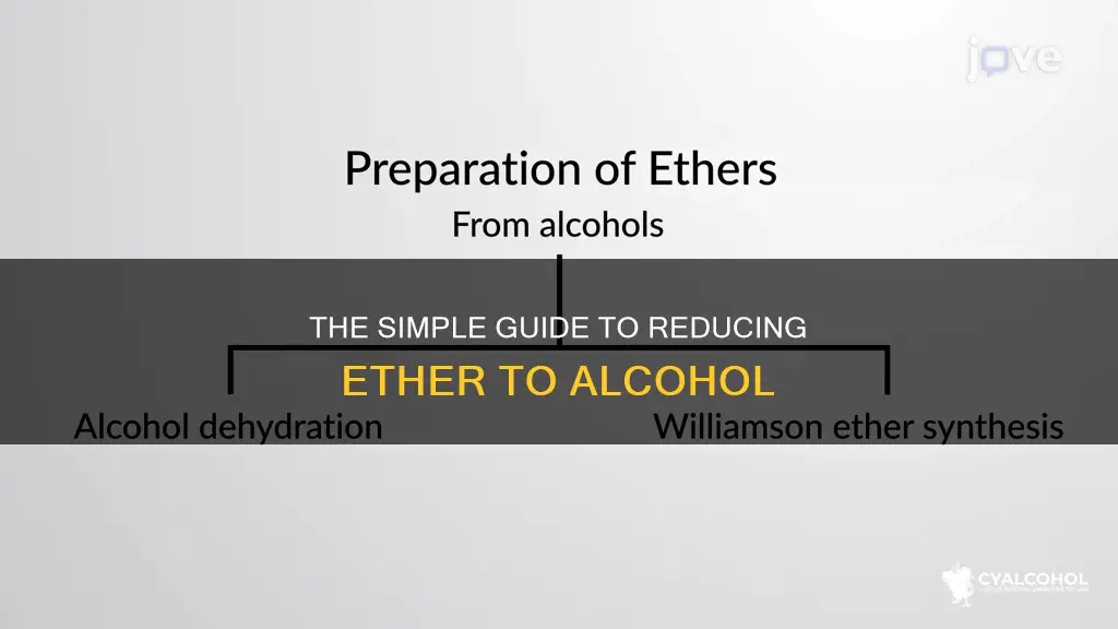 The Simple Guide To Reducing Ether To Alcohol | CyAlcohol