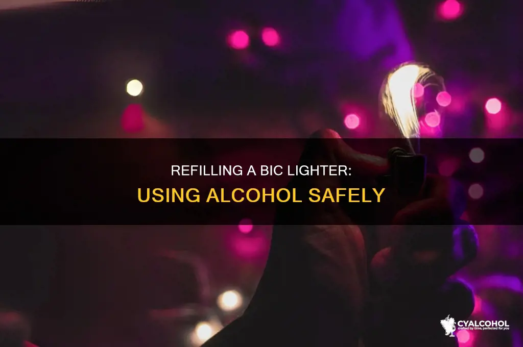 Refilling A Bic Lighter: Using Alcohol Safely | CyAlcohol